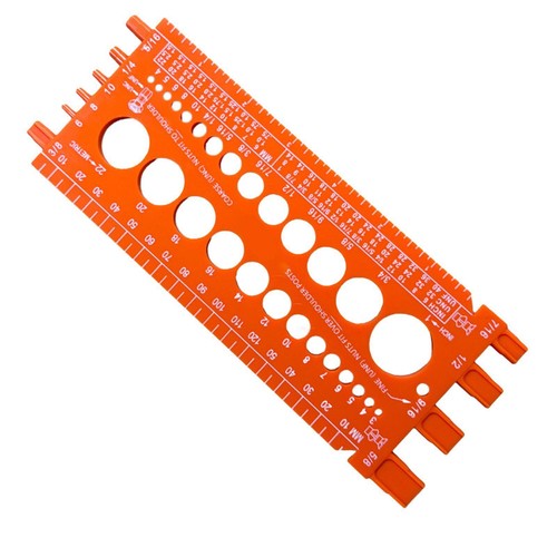 Screw Bolt Nut Thread Measure Gauge Size Checker Multifunction Portable ...