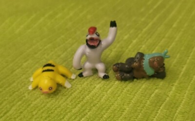 Pokemon Vinyl RL Action Figure 1" Lot of 3 Slackoth, Vigoroth ...