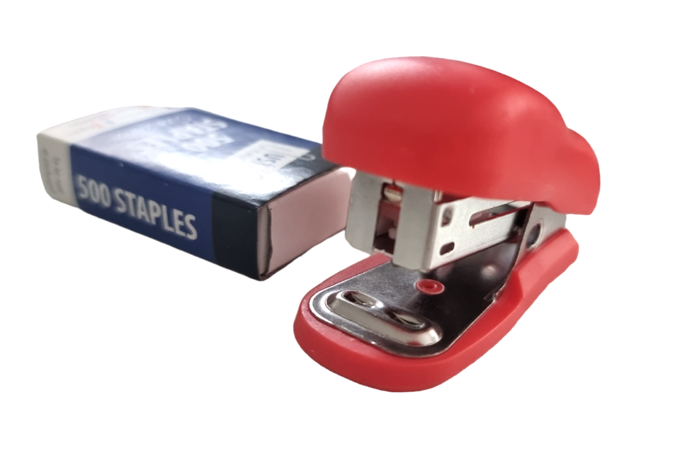 Mini Stapler Set With 500 Staples and Small Colourful Stapler Office ...