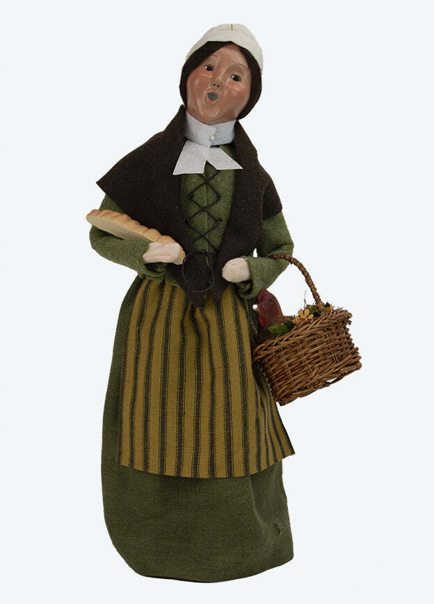 Colonial Byers Choice Fall Pilgrim Woman 5011D | eBay