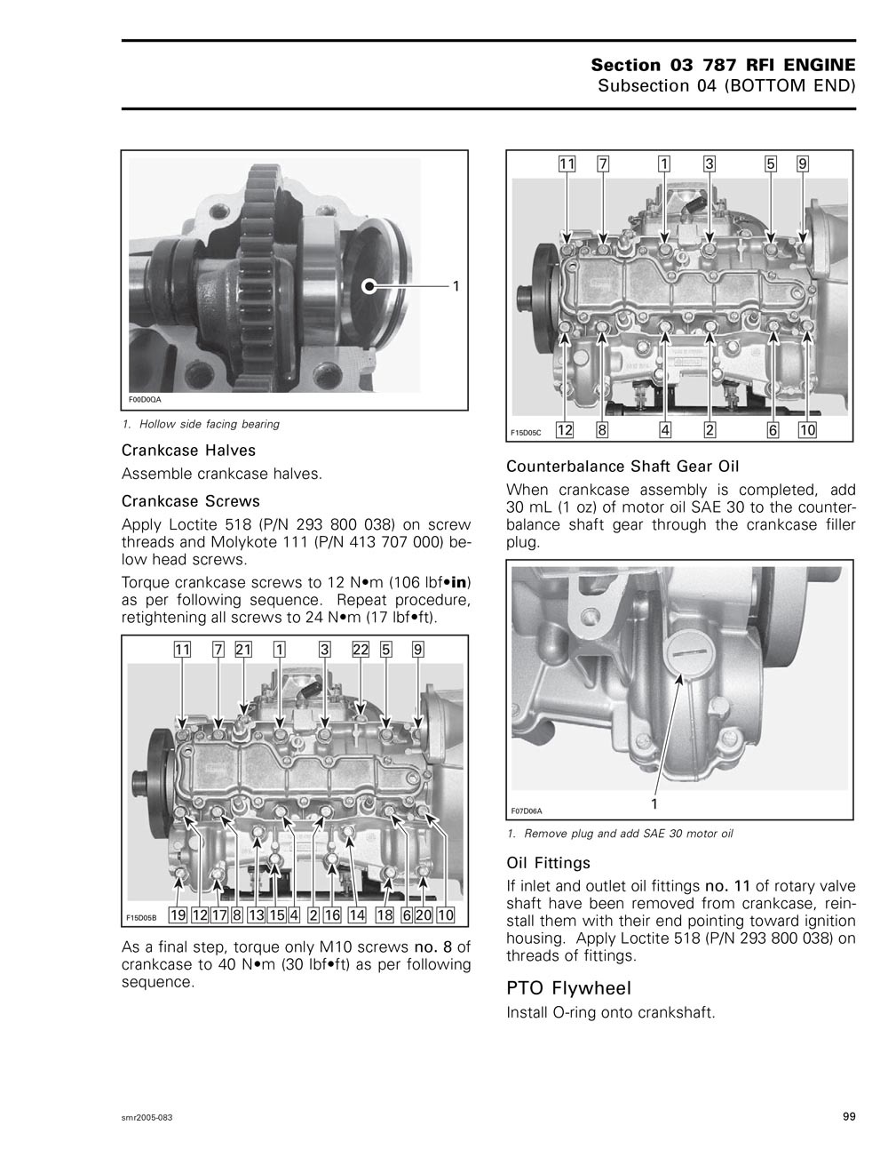 Sea-Doo 2005 ROTAX 717 and 787 Engine Shop Repair Manual 219100222 Free ...