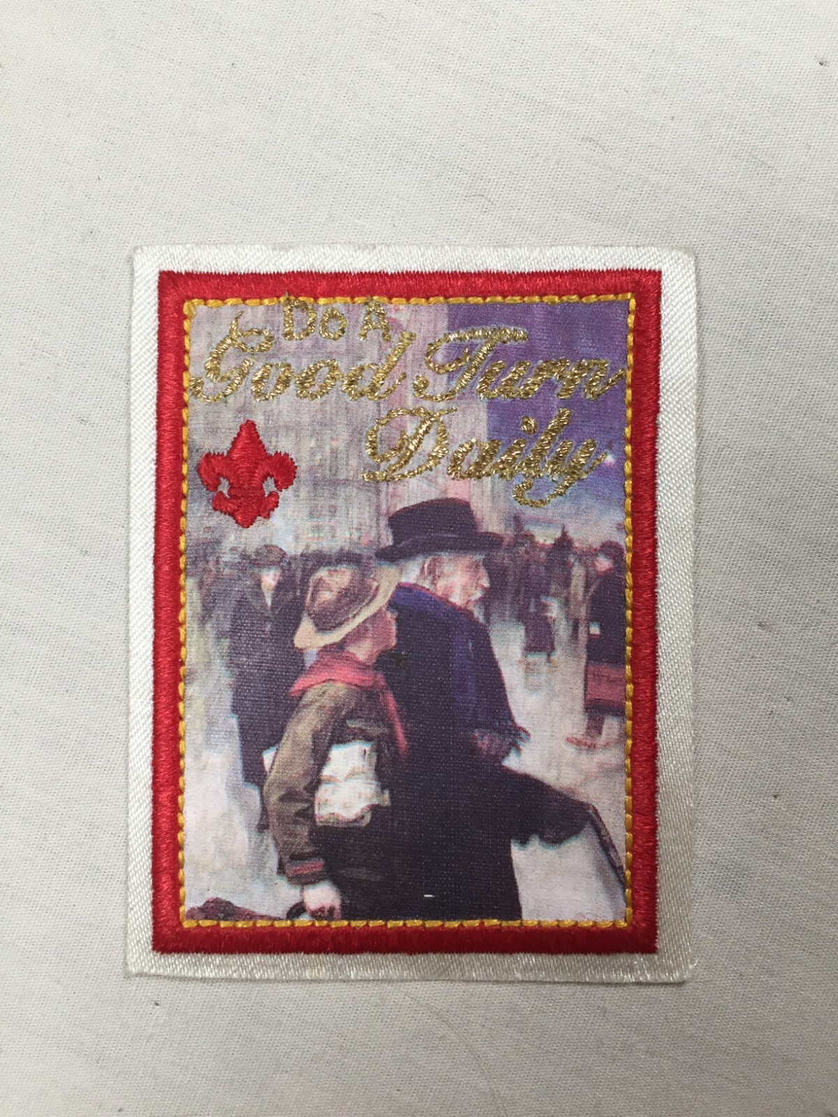 Woven Scout Motto Do a Good Turn Daily BSA Activity Patch | eBay