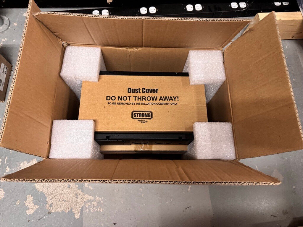 SM-RBX-PRO-8-BLK | Strong VersaBox Pro Recessed Dual Layer Flat Panel ...