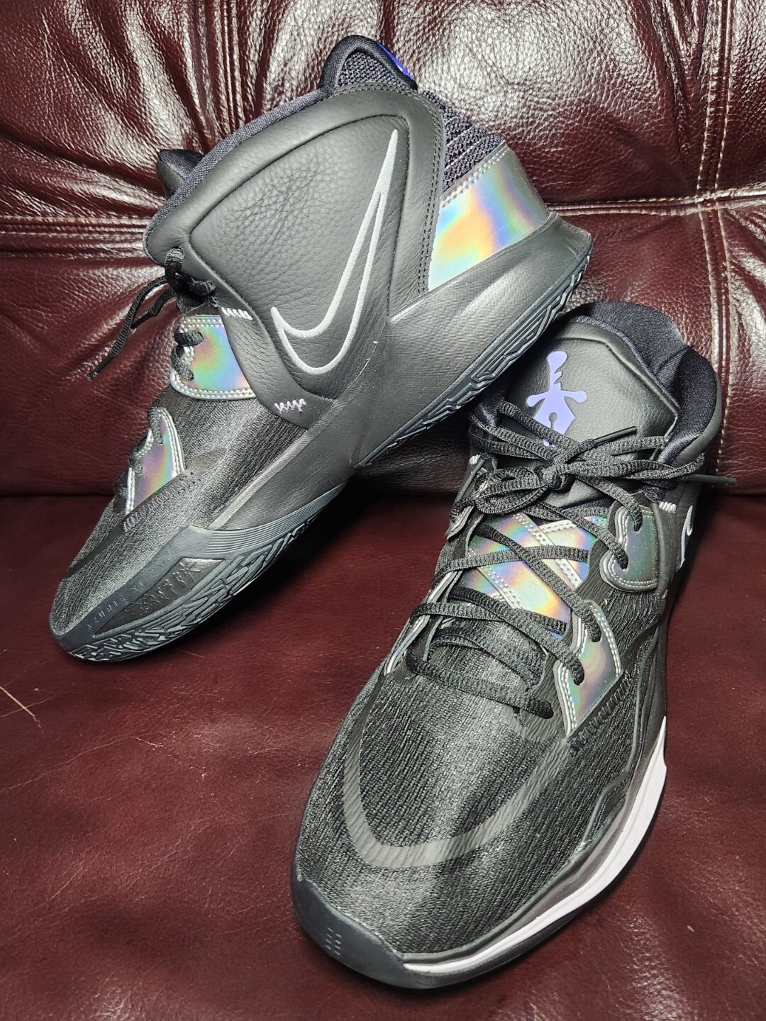 Size 15 - Nike Kyrie Infinity Black Metallic Silver for sale online | eBay