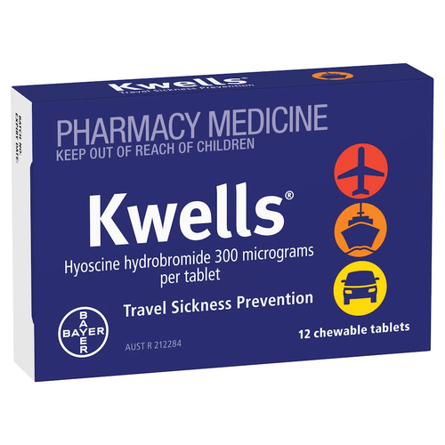 Kwells Travel Sickness Prevention 12 Chewable Tablets Nausea | eBay ...