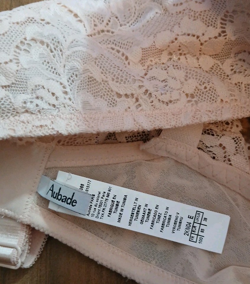 Aubade Rosessence Care Bra Half Cup Lace Padded Bra Luxury Lingerie ...