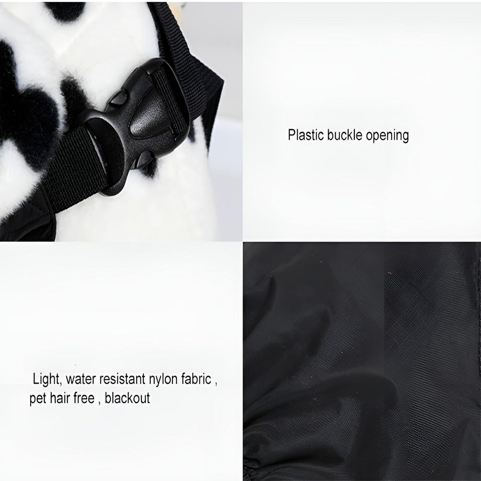 NACOCO Dog Calming Cap Eye Mask Nylon Shading Pet Anxiety M, Black | eBay