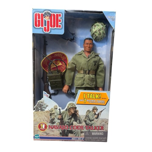 GI Joe Navajo Code Talker Talking Figure Delta Hasbro Boxed Sound Not ...