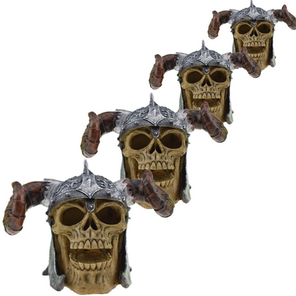 Halloween Skull Decor Horror Novelty Toy Comedy Spoof Human Prop Resin ...
