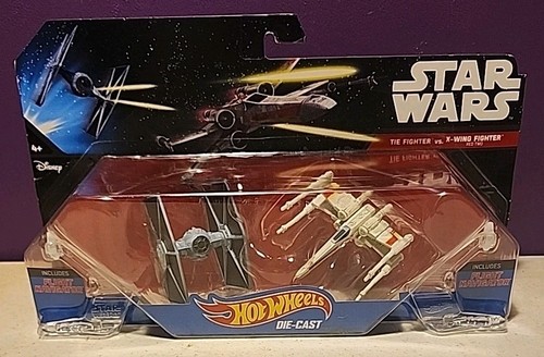 2015 Hot Wheels Star Wars Starships TIE Fighter Blue vs Red 2 Two X ...