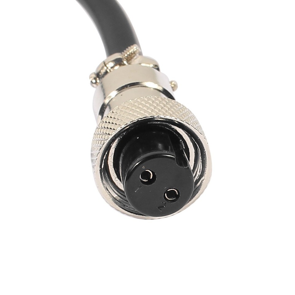 GX12 2 Pin Double Female Head Aviation Socket Connector Electrical ...