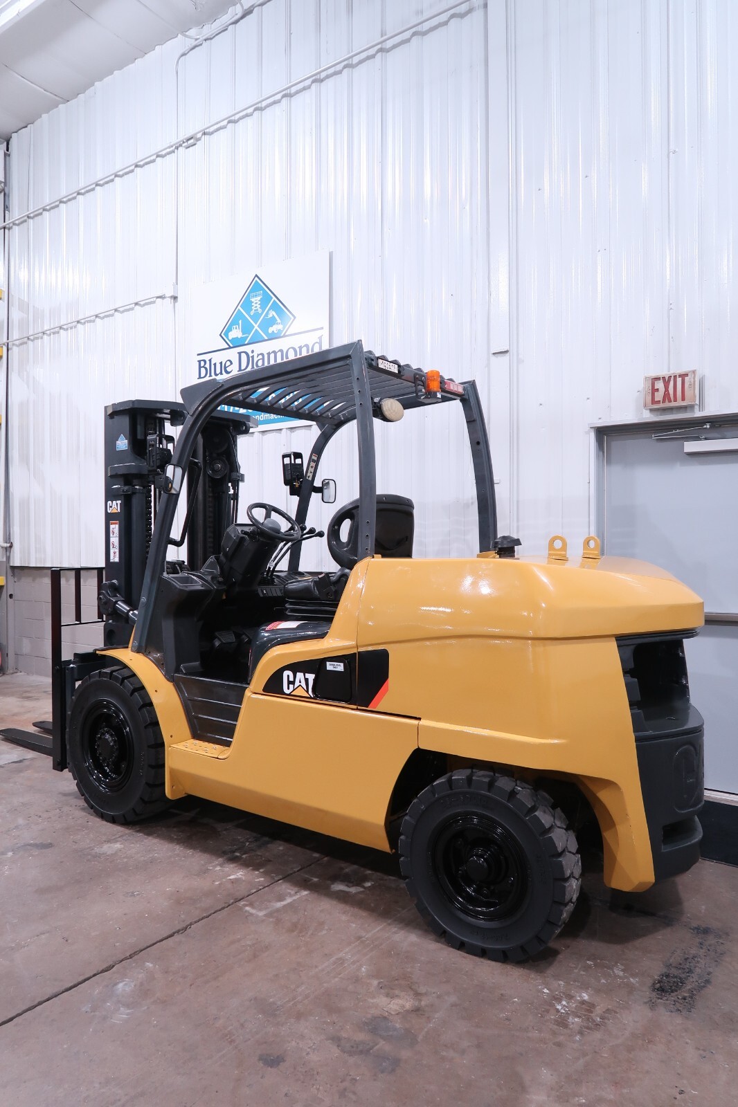 Cat PD12000, 12,000# Pneumatic, DIESEL, Three Stage, 4 way Hydraulics ...