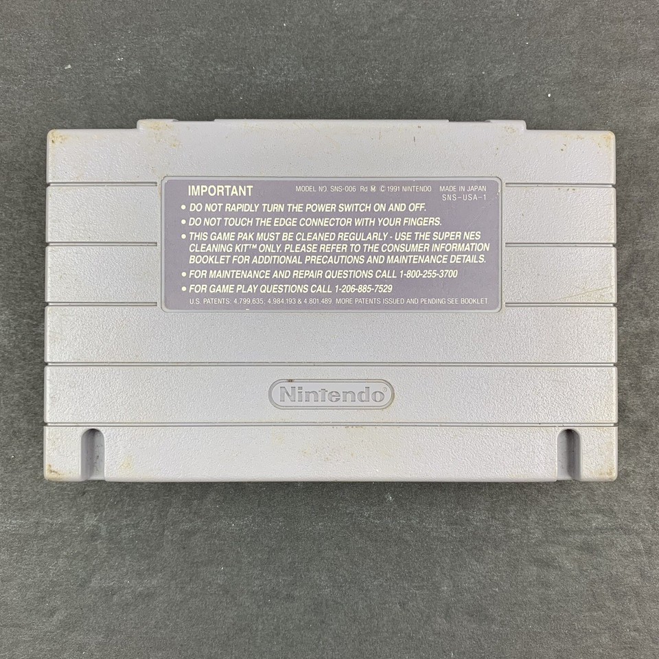 Contra III Alien Wars (SNES) Super Nintendo Not For Resale Demo ...