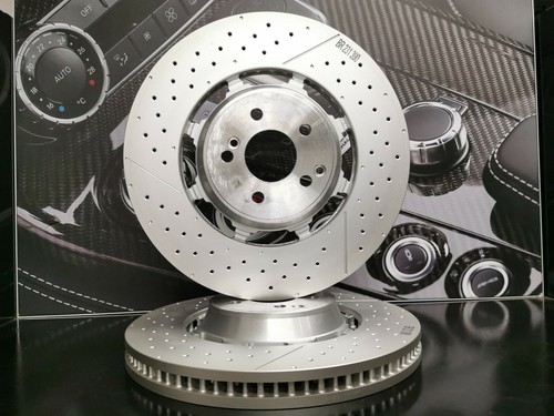 NEW Genuine Mercedes-Benz W205 C63 AMG FRONT Brake Discs X2 A2314211812 ...