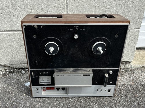 VTG Tapecorder Sony Solid State 3 Head TC-355 Stereo Reel-To-Reel Japan ...