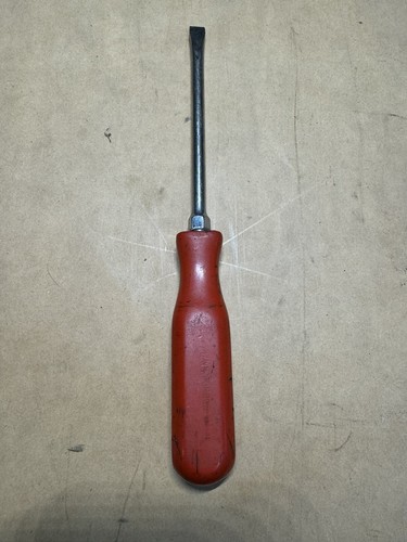 MAC Tools PJRB6A 10" Flat Head SCREWDRIVER Hard Red Grip | eBay