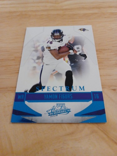 2008 Playoff Absolute Memorabilia - Yamon Figurs #13 Spectrum Blue /250 ...