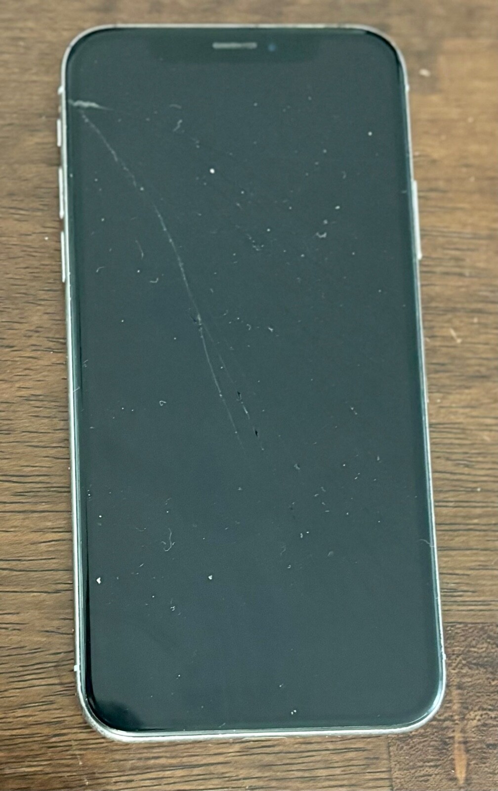 Apple iPhone X - 64 GB - Silver (T-Mobile) Scratches on screen, working ...