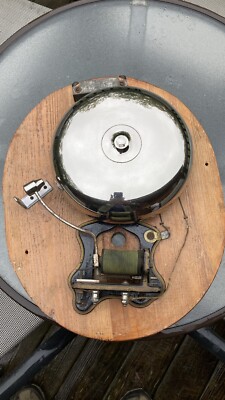 Antique Gamewell ? Fire Alarm Firehouse Bell Chrome Large | eBay