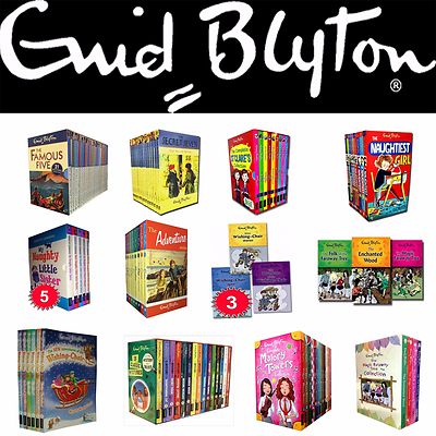 Enid Blyton Collection Books Box Set Famous Five, Secret Seven, Malory ...