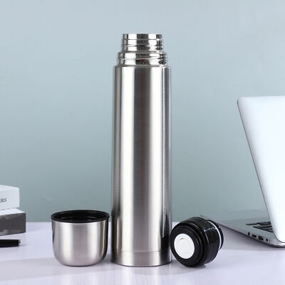 1 L Thermos Stainless Steel Flask Hot Insulated Vacuum Bottle Water Tea ...