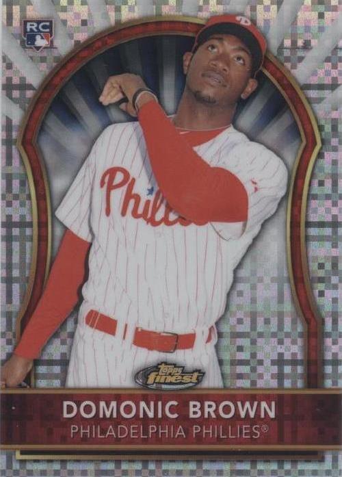 2011 Topps Finest - Domonic Brown #67 X-Fractor /299 for sale online | eBay