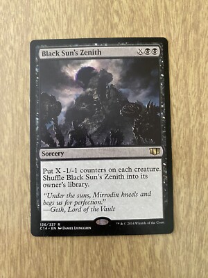 Black Sun's Zenith Commander 2014 136/337 Rare MTG Magic | eBay