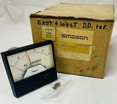 Amp & Voltmeters - Simpson Model