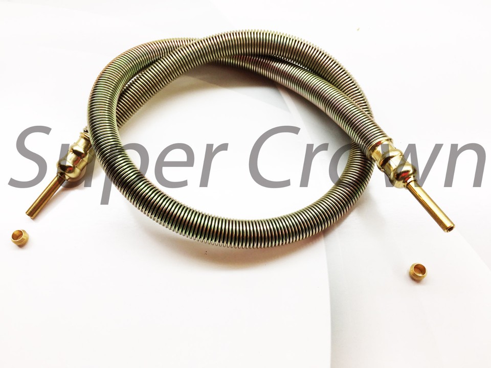 Flexible Oil Wire Wrap Hose 5/32" x 11.81"L FHCY-53203 Bijur Type SSS ...