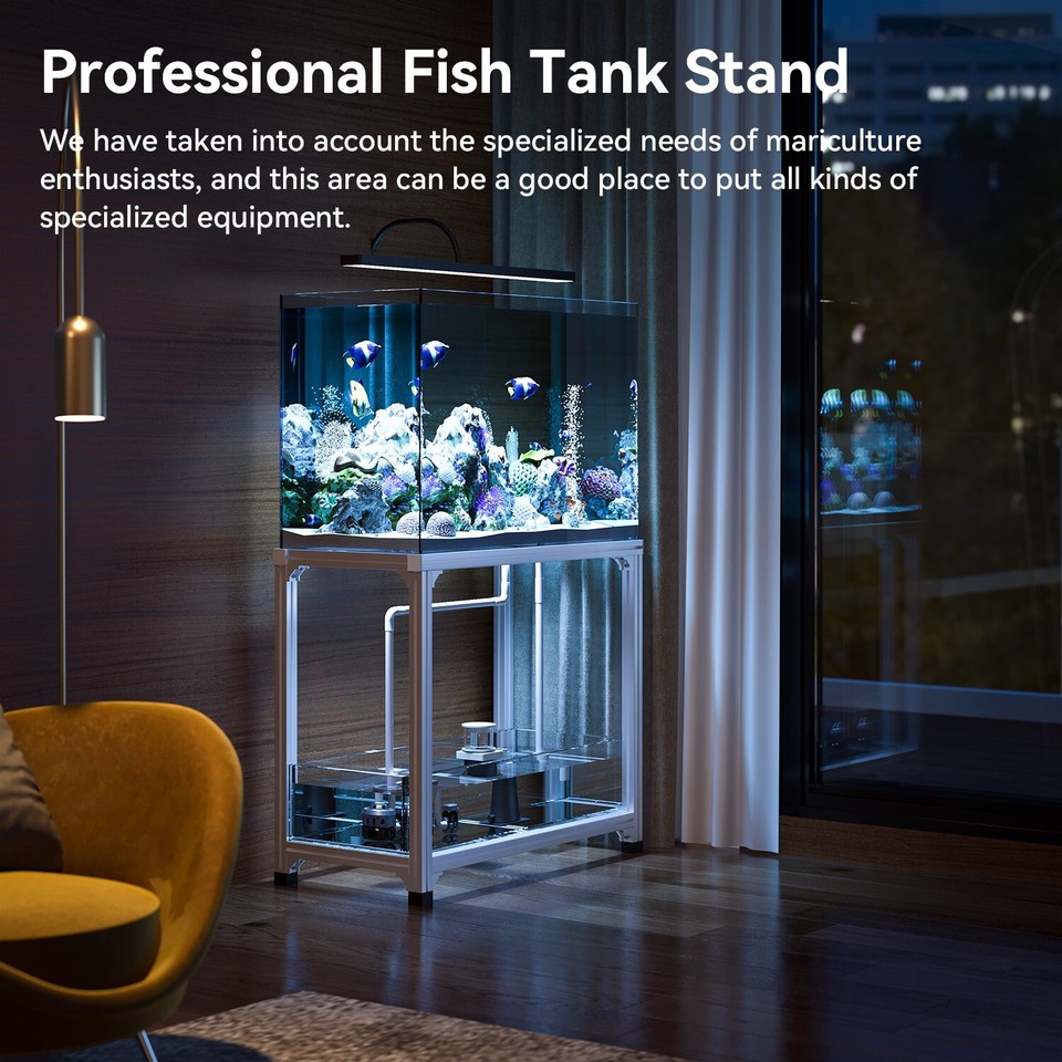 AzonAqua Fish Tank Stand t-slotted aluminum extrusion stands 40 Gallon ...