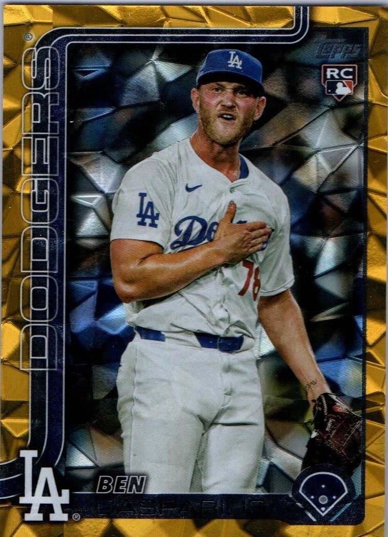 2025 Topps Series 2 - Ben Casparius #384 Gold Diamante Foil /50 (RC ...