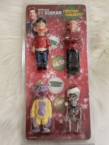 NEW Jeff Dunham Christmas Ornaments Walter Peanut Achmed Bubba J Gift ...