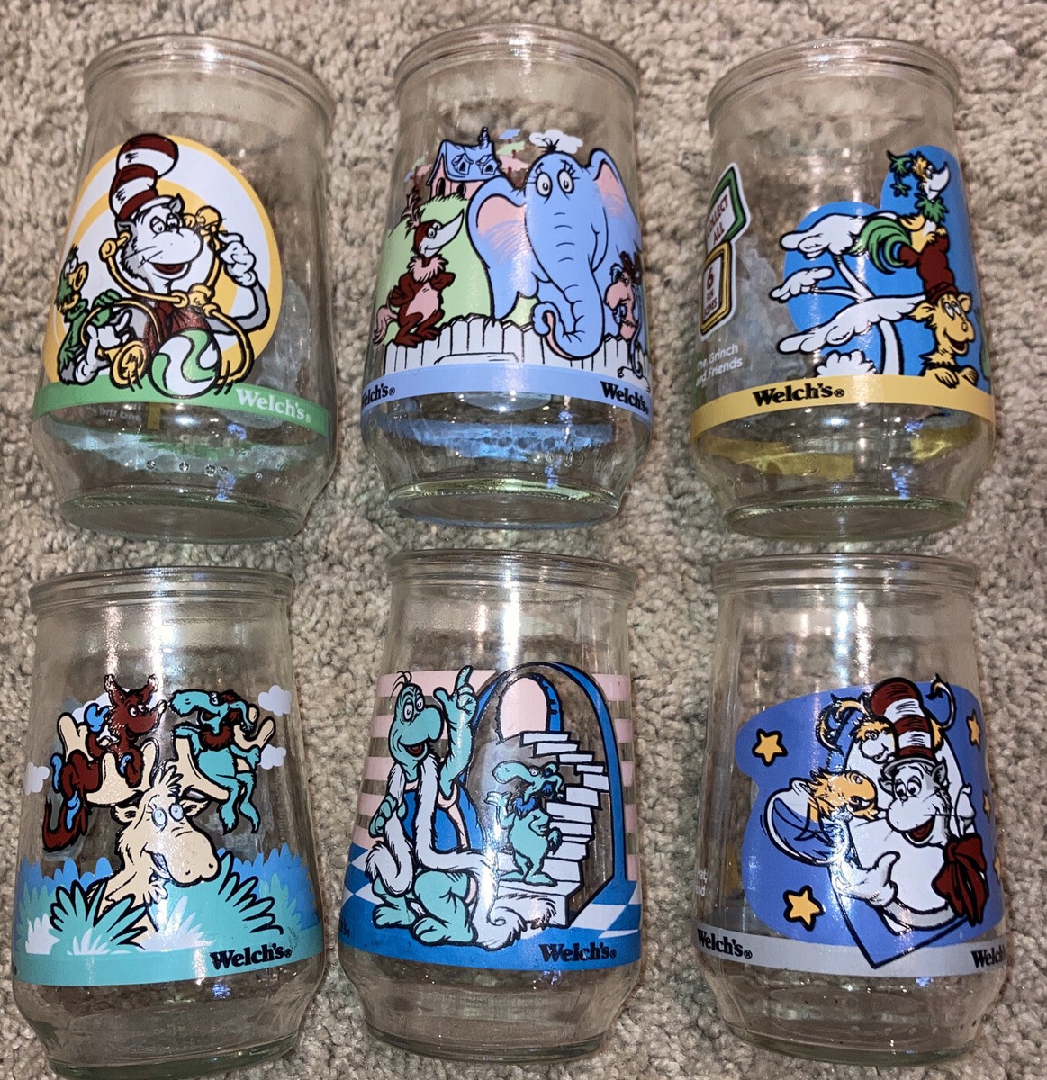 Welchs Jelly Jar 1988 (?) Tyrannosaurus Rex Welch's Jelly Jar (orange