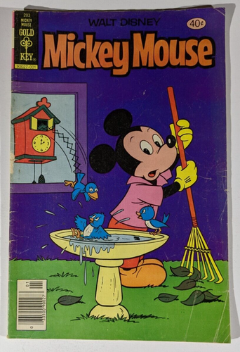 Mickey Mouse #203 The Midnight Mysteries Gold Key Comics Disney | eBay