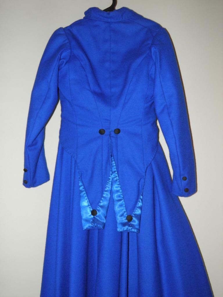 Victorian Royal Blue Horse Riding Side Saddle Habit Concours D'Elegance ...