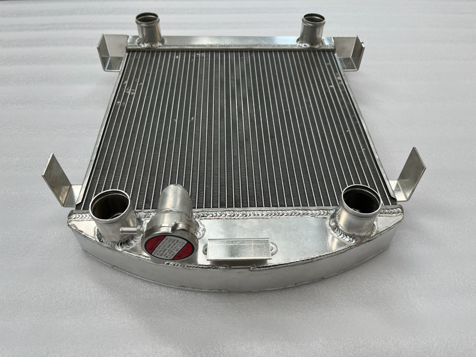 21.5" Aluminum Radiator Fit Ford Lowboy Chopped w/flathead V8 engine ...