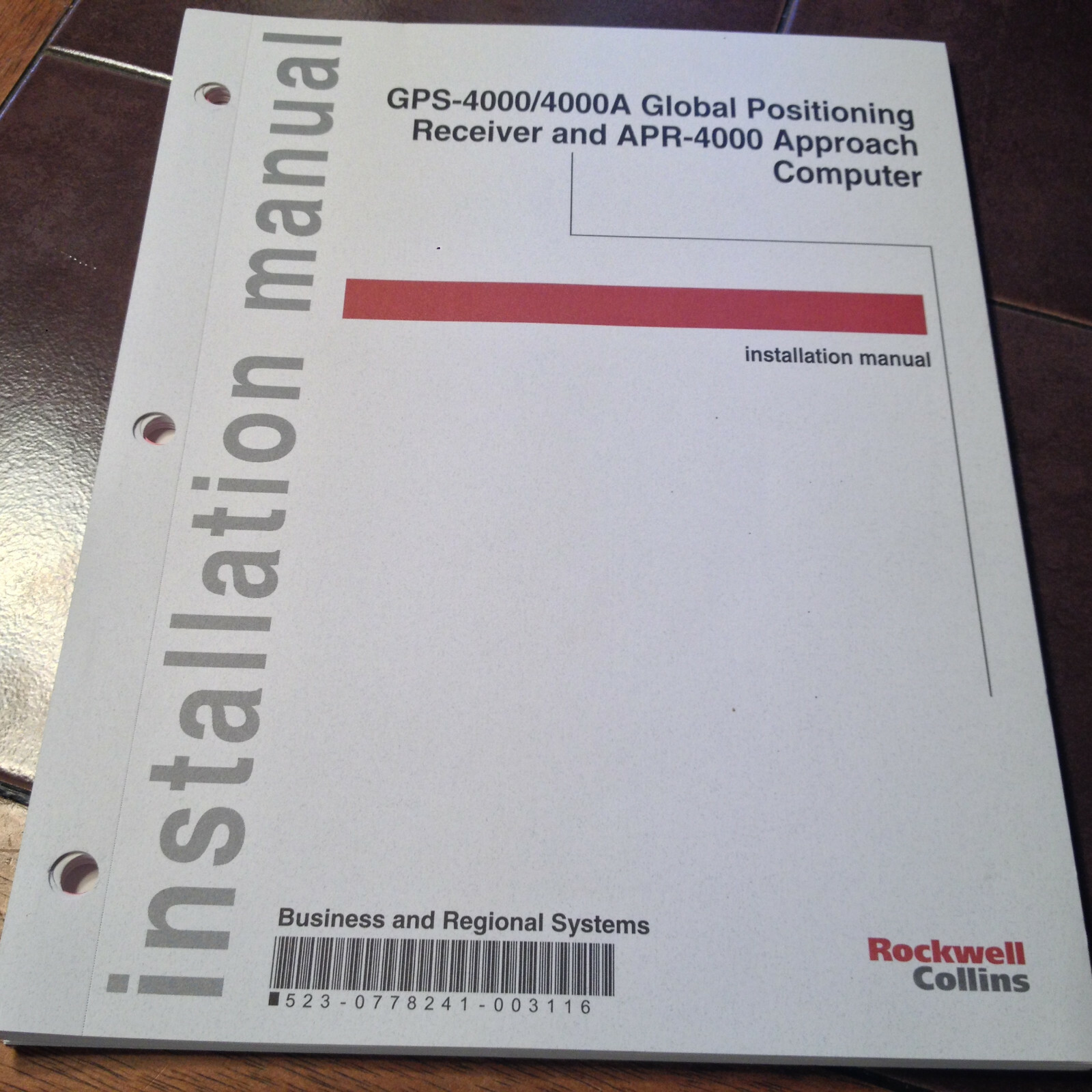 Collins GPS-4000 & GPS-4000A with APR-4000 Approach Computer Install ...