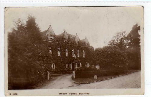 (La3313-176) Real Photo of Manor House, BULFORD Used, 1917 G | eBay
