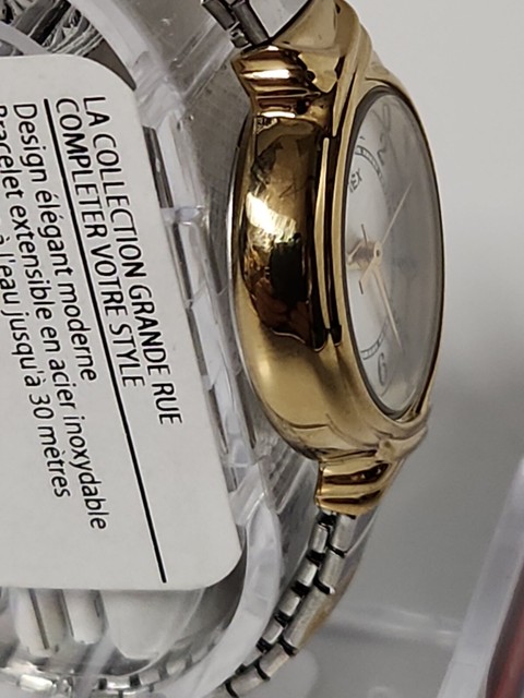 Timex SR626SW Women's Expansion Stretch Band Watch WR 30 M Need Battery ...