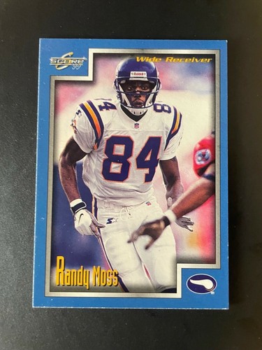 1999 SCORE RANDY MOSS CARD #1 - VIKINGS - HOF - RC | eBay