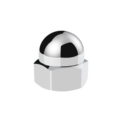 United Pacific 10021M50 11/16” x 7/8” Chrome Acorn Nut Cover – Pack of ...