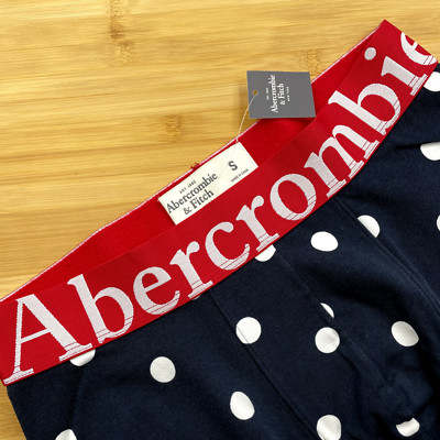 Abercrombie & Fitch A&F Colden Dam Navy Boxer Briefs - Size Small | eBay UK