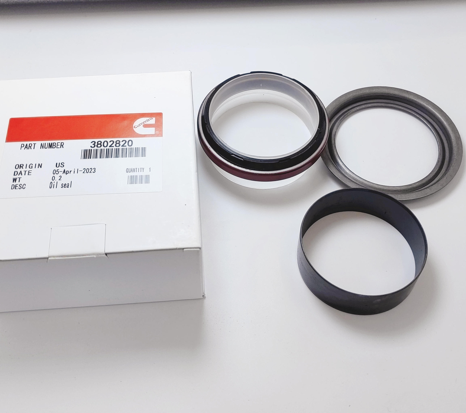 OEM 3802820 Front Main Crankshaft Oil Seal kit for 89-12 Dodge 5.9L 6 ...