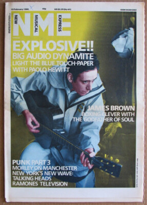 New Musical Express NME 1986 Feb 15 Mick Jones BAD PUNK Part 3 James ...