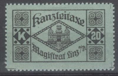 Austria local revenue Linz MH fiscal Stempelmarke | eBay