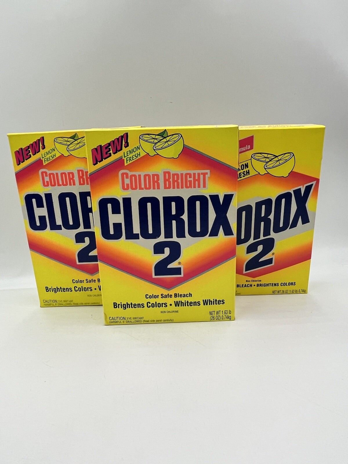 Vintage Clorox 2 Color Bright Lemon Scent 26 Oz NEW 1993 Lot of 3 | eBay