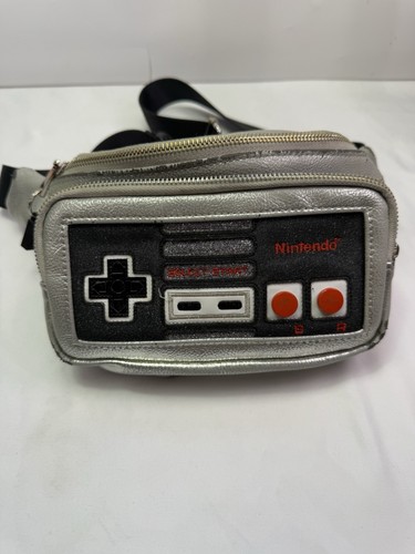 Danielle Nicole Silver Nintendo Controller NES Bum WAIST BELT Bag PURSE ...