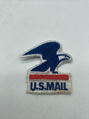 Vintage U.S. Mail Postal Service Eagle Logo Patch See On Twill Genuine ...