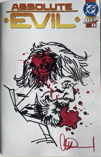 Absolute Evil #1 (2025) Blank Cover w/Dead GREEN ARROW Sketch by ...