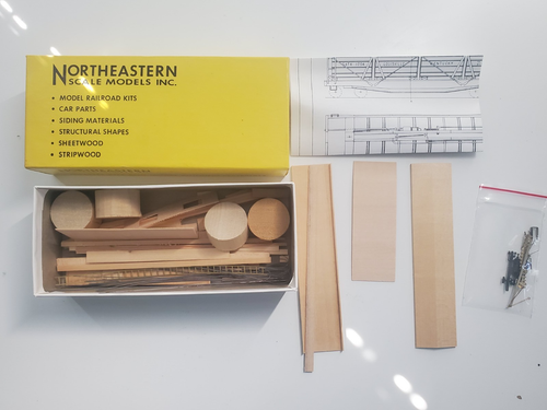 HO Scale Northeastern Scale Models Von Allmen Pickle Tub Car Wood Model ...